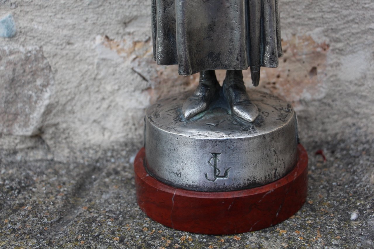 Emmanuel Fremiet, Saint Louis, 1800s, Bronze for sale at Pamono