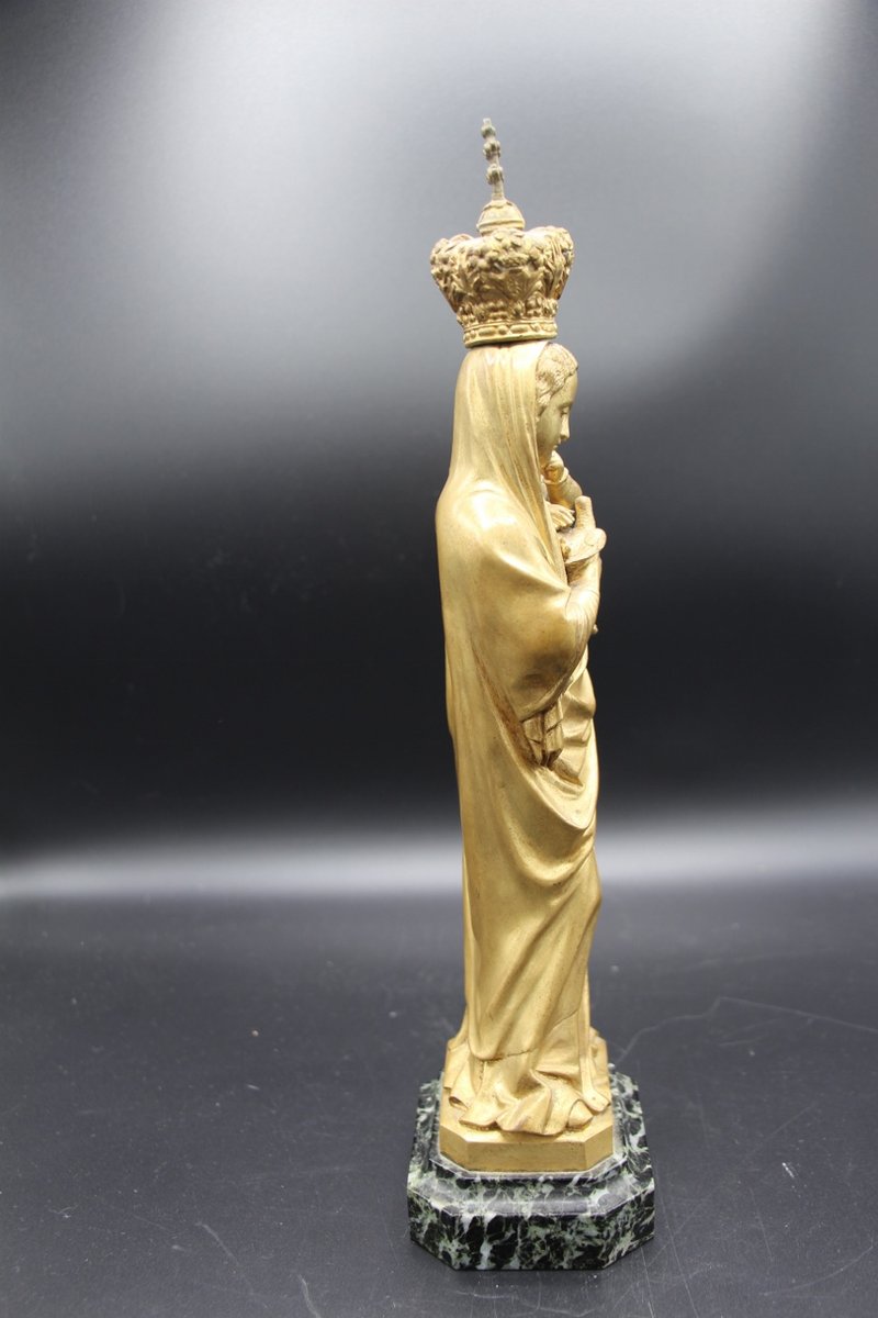 Statue of Our Lady of Sion, 1800s, Bronze for sale at Pamono