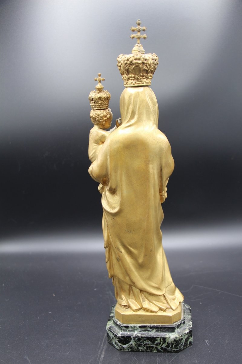 Statue of Our Lady of Sion, 1800s, Bronze for sale at Pamono