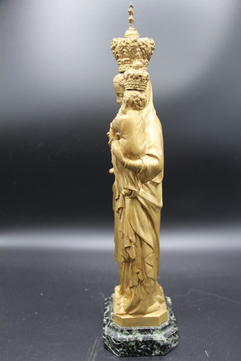 Statue of Our Lady of Sion, 1800s, Bronze for sale at Pamono