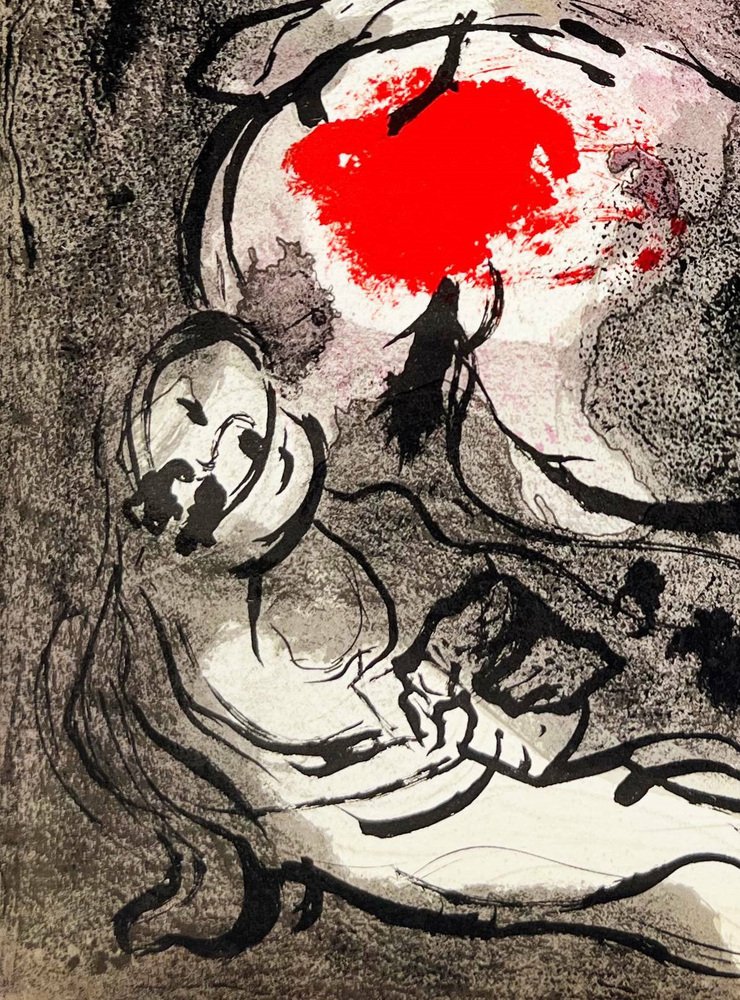 Marc Chagall, The Prophet Daniel in the Lions' Den, 1956, Lithograph ...