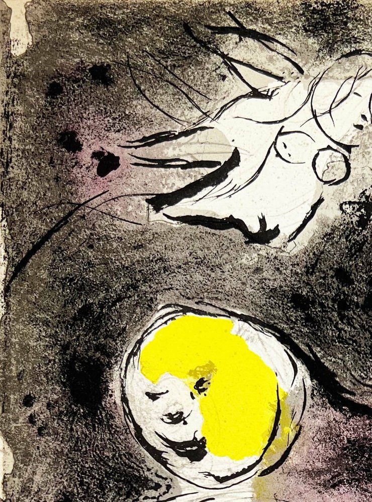 Marc Chagall, The Prophet Daniel in the Lions' Den, 1956, Lithograph ...