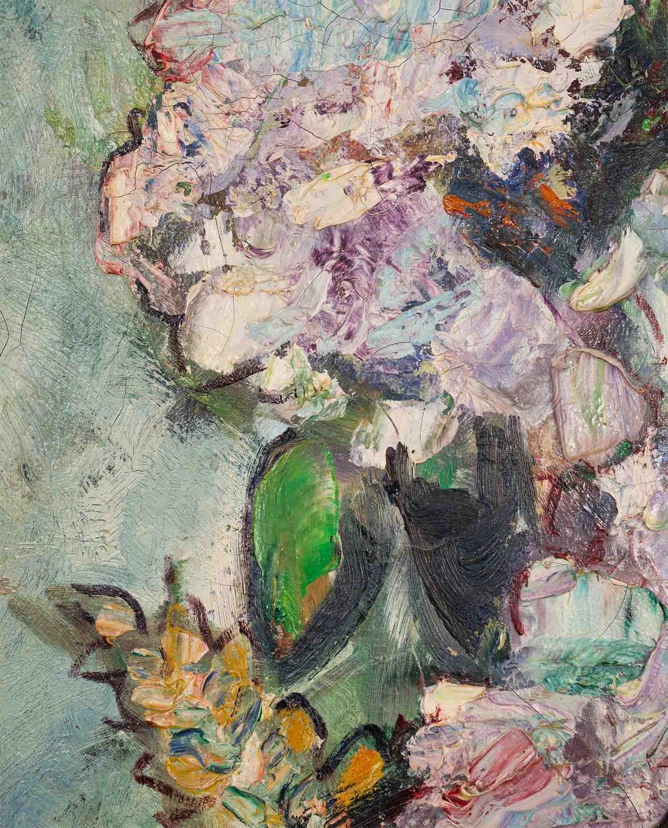 Jacobus Doeser, Flower Still Life, 1950s, Oil on Canvas for sale at Pamono