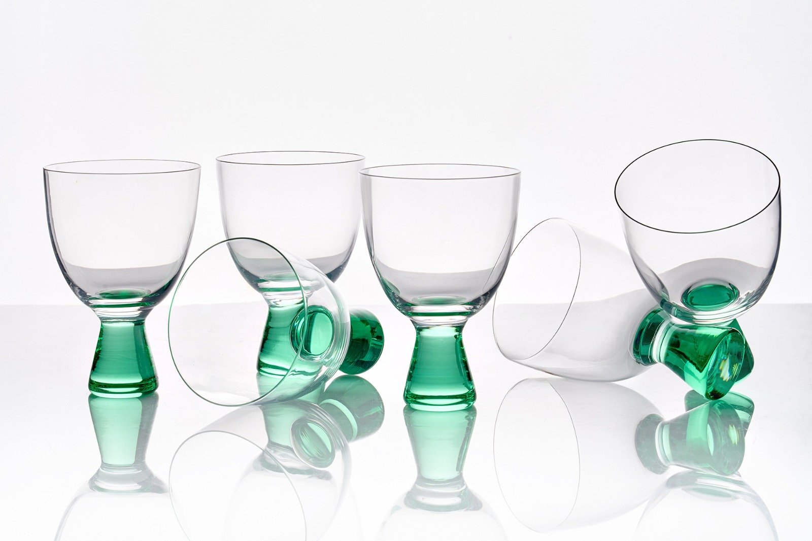 Wine Glasses by Mariana Iskra for Carlo Moretti, Set of 6 for sale at ...
