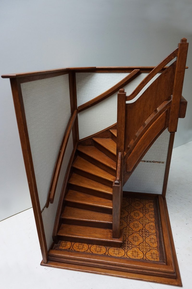 Architectural Miniature Staircase Model of Mastery or Escalier de ...