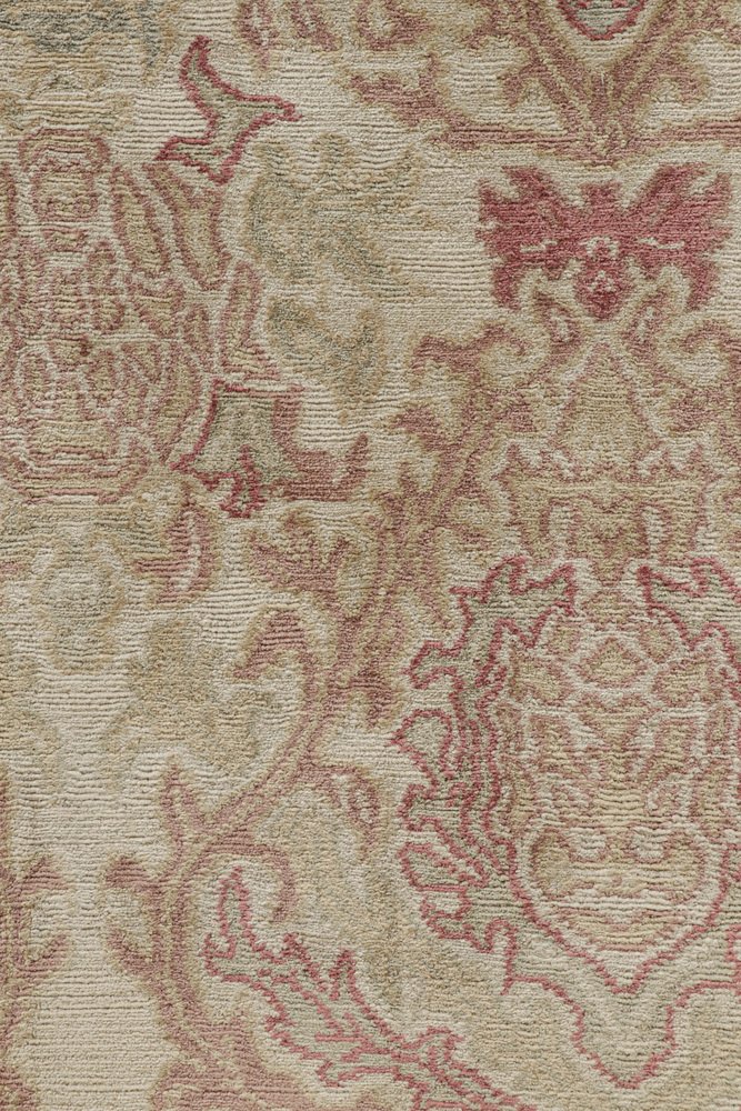 European Style Rug in Beige Brown with Floral Patterns by Rug&Kilim for ...