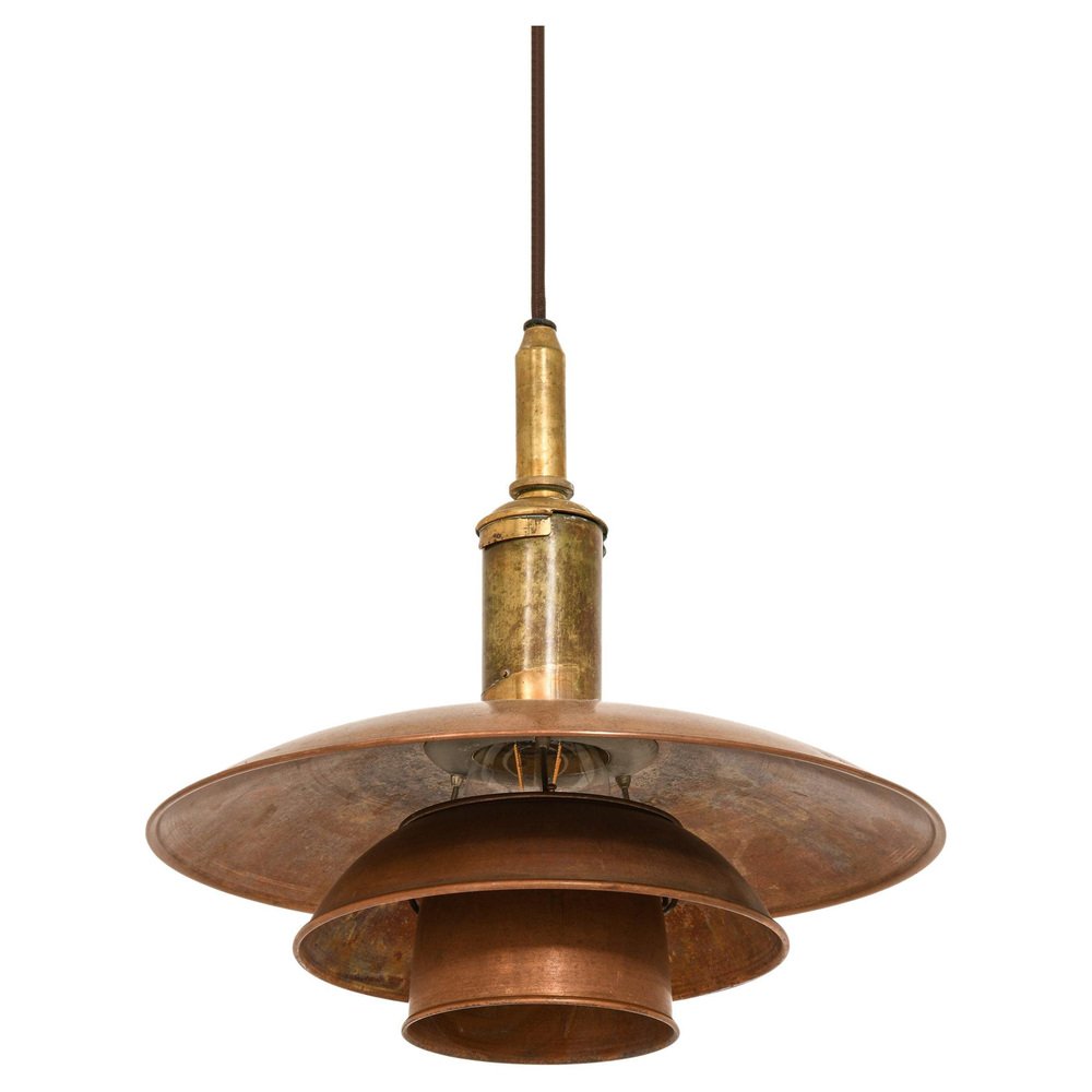 Deckenlampe Kupfer Vintage