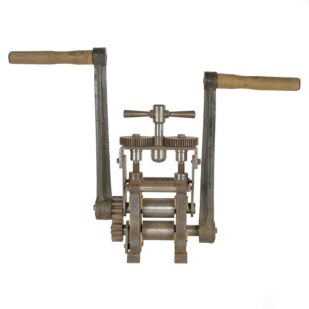 20th Century Rolling Mill with 2 Cast Iron Cranks for sale at Pamono