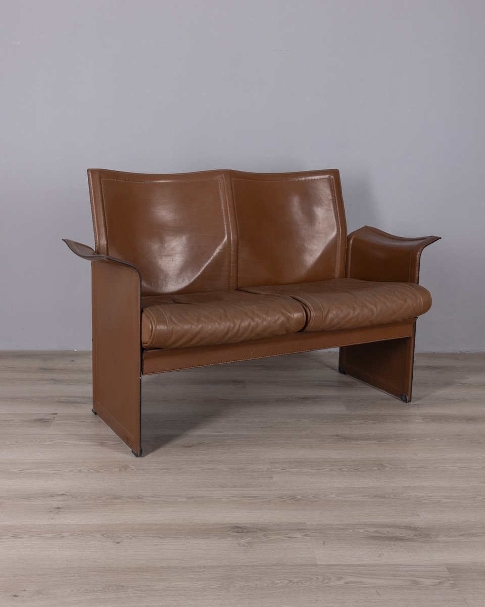 Korium Sofa in Leather by Tito Agnoli for Matteo Grassi, 1970s for sale ...