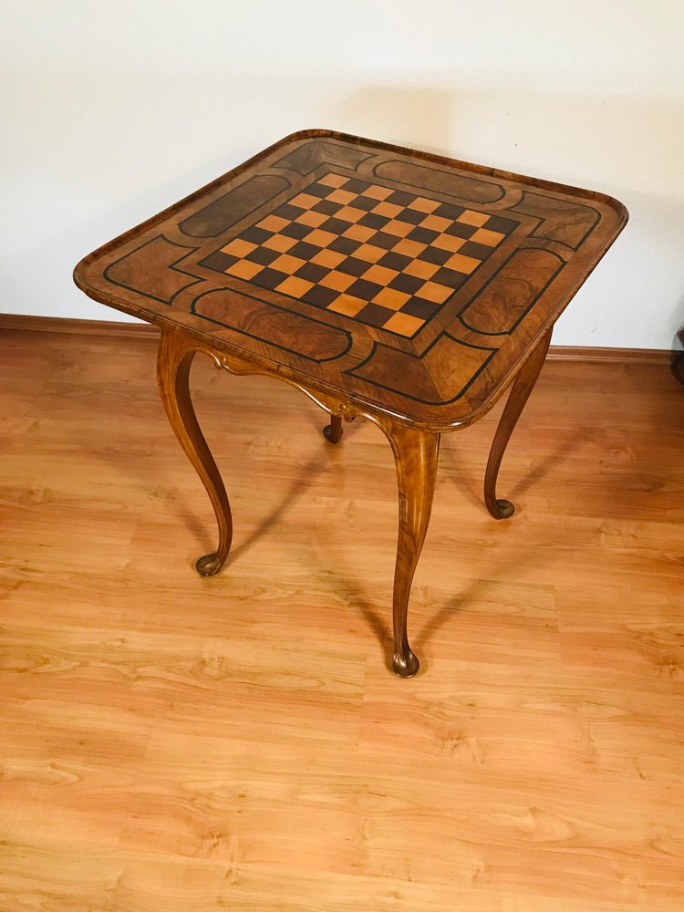 German Baroque Chess Table, 1750 for sale at Pamono