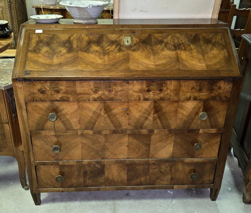 Louis XVI Writing Desk in Walnut for sale at Pamono