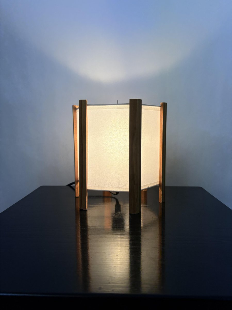 Japanese Style Table Lamp, 1990s for sale at Pamono