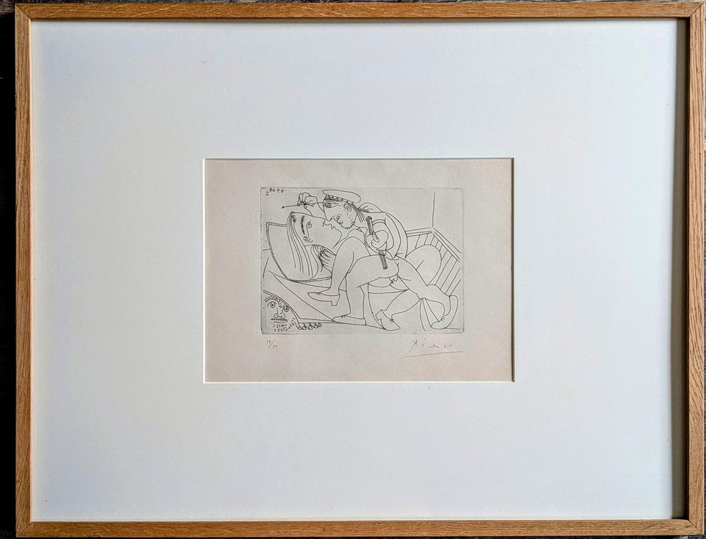 Pablo Picasso, Raphael et Fornarina XXI : Michelangelo is Hidden Under the Bed, Planche 316 ...