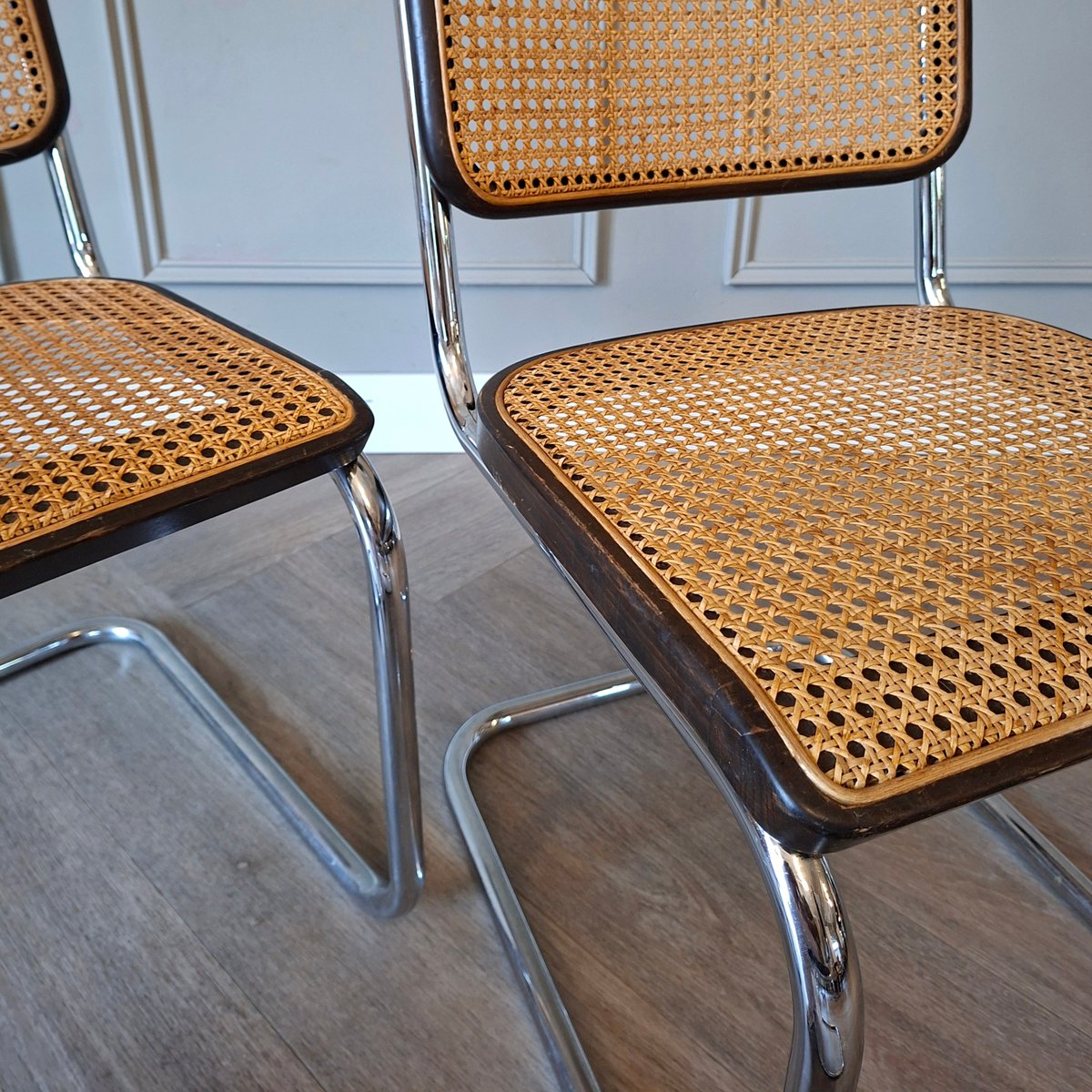 Sedie S32 di Marcel Breuer per Thonet, 1978, set di 4 in vendita su Pamono