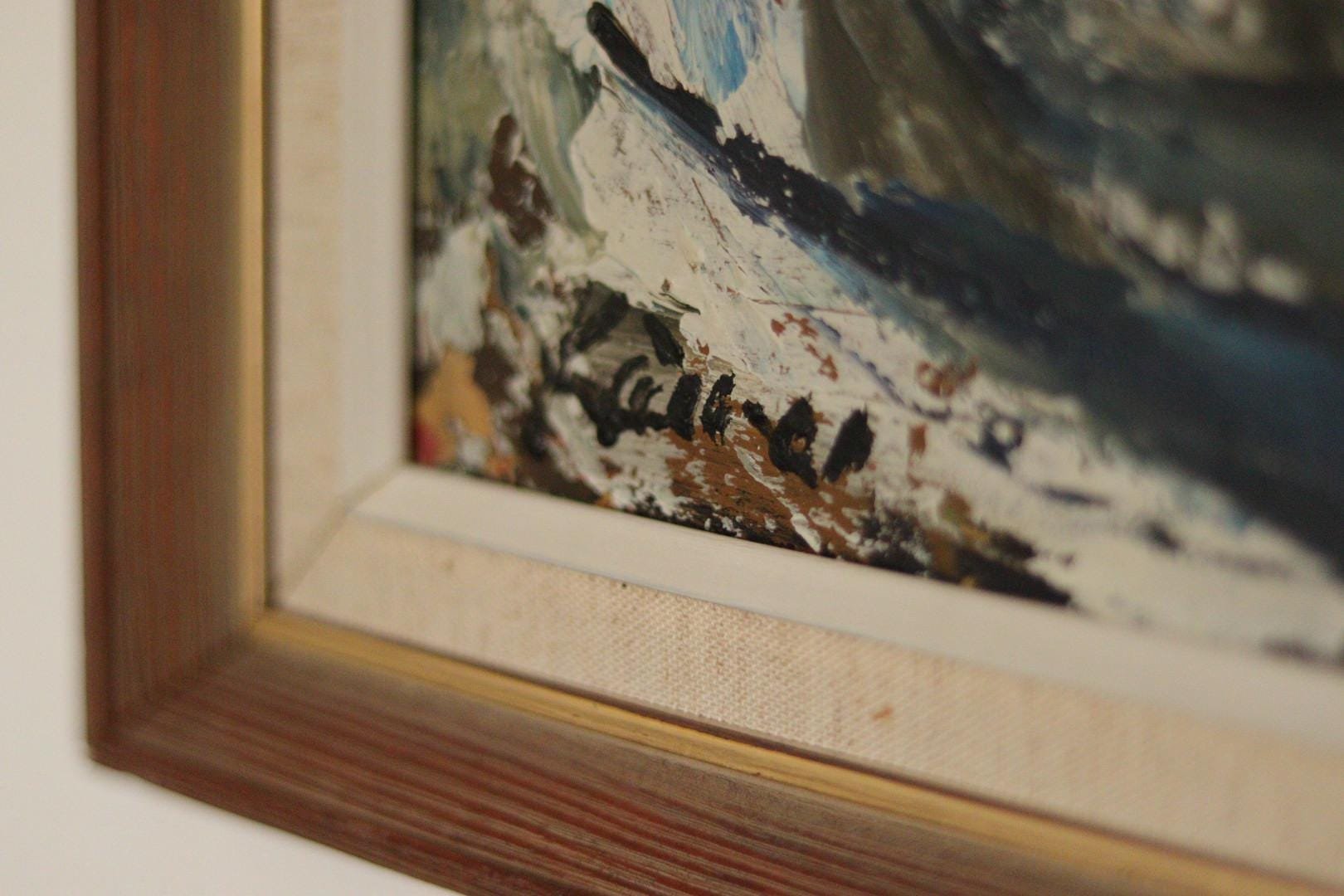 Lars Herder, Flow, 1960s, Oil on Panel for sale at Pamono