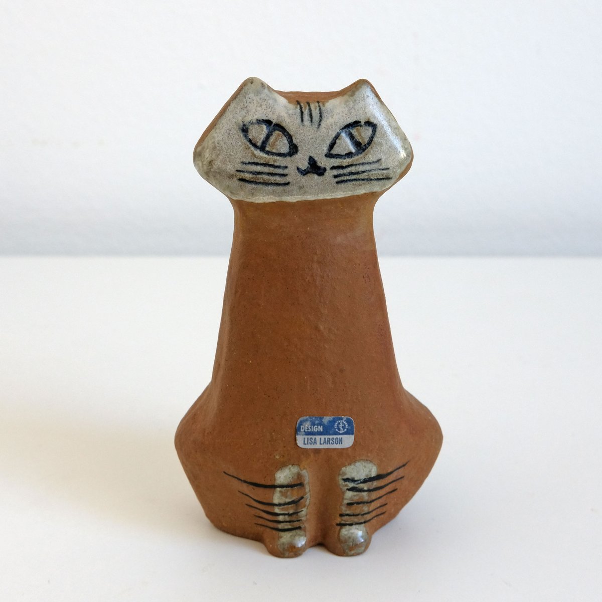 Lilla Zoo Series Cat Figurine by Lisa Larson, 1950s for sale at Pamono