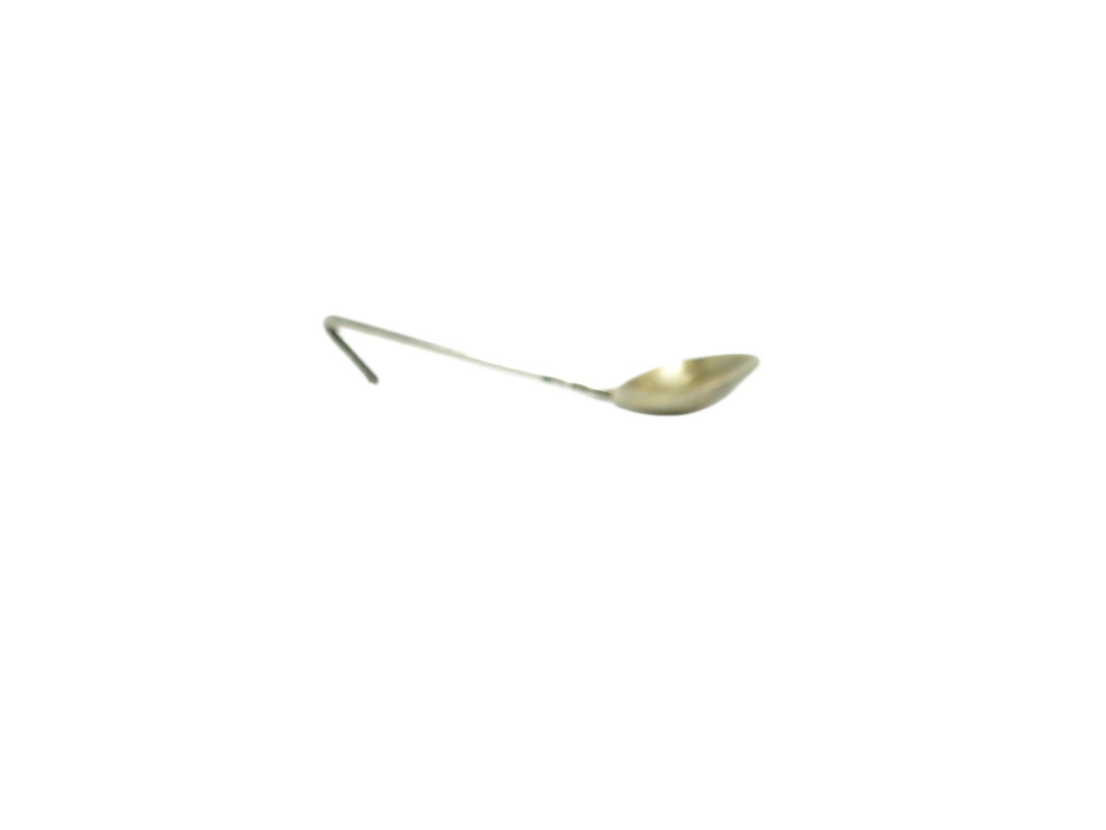 Postmodern Silver Salt Spoon, 1970s for sale at Pamono