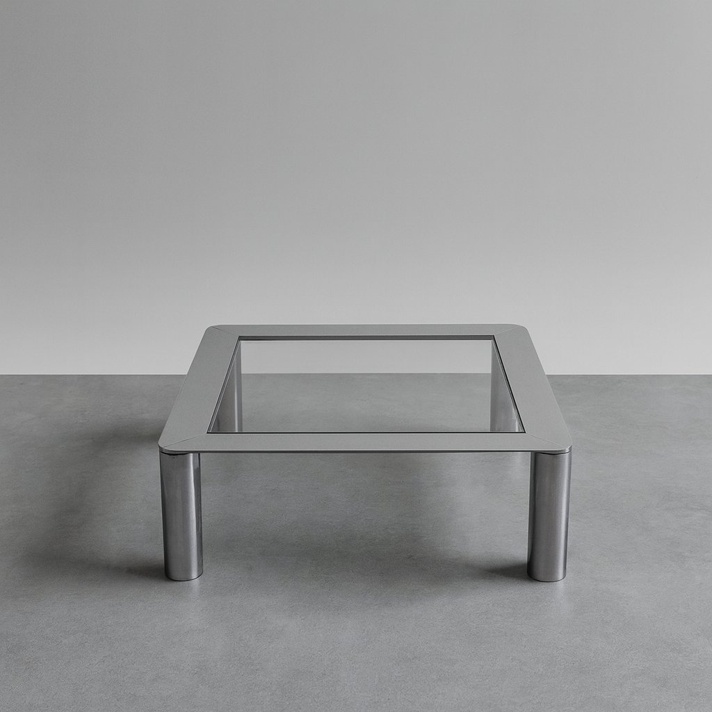 Space Age Chrom Couchtisch von Cinova, 1970er bei Pamono kaufen