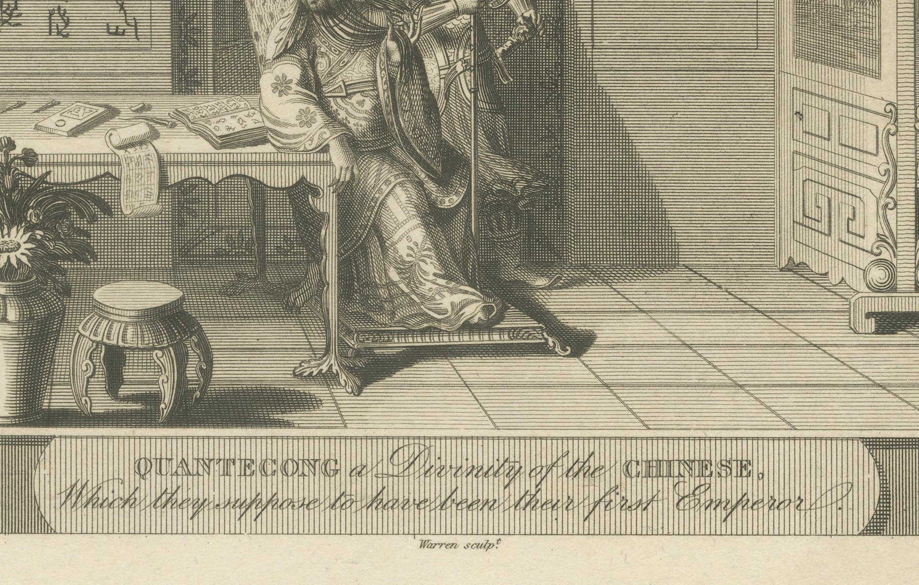 Warren, Quante-Cong, Emperor of the Chinese, 1790, Engraving for sale ...