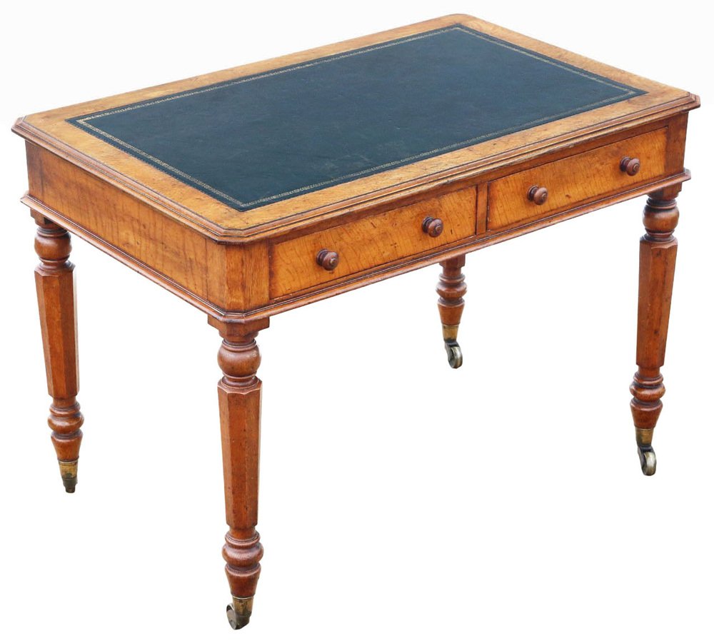 Antique Oak Writing Desk, 1880 for sale at Pamono