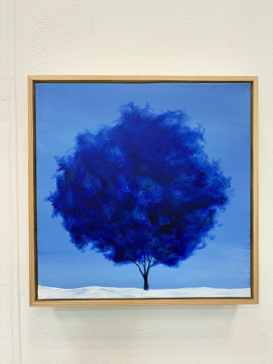 Yeju Kwon, Memory of the Tree, Blue Wind, 2025, Acrylique sur Toile en ...