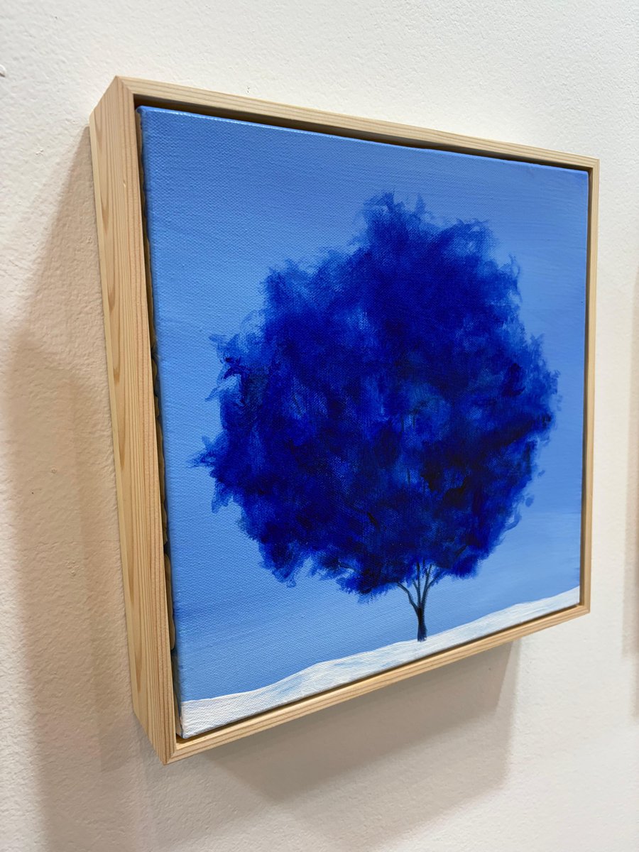 Yeju Kwon, Memory of the Tree, Blue Wind, 2025, Acrylique sur Toile en ...