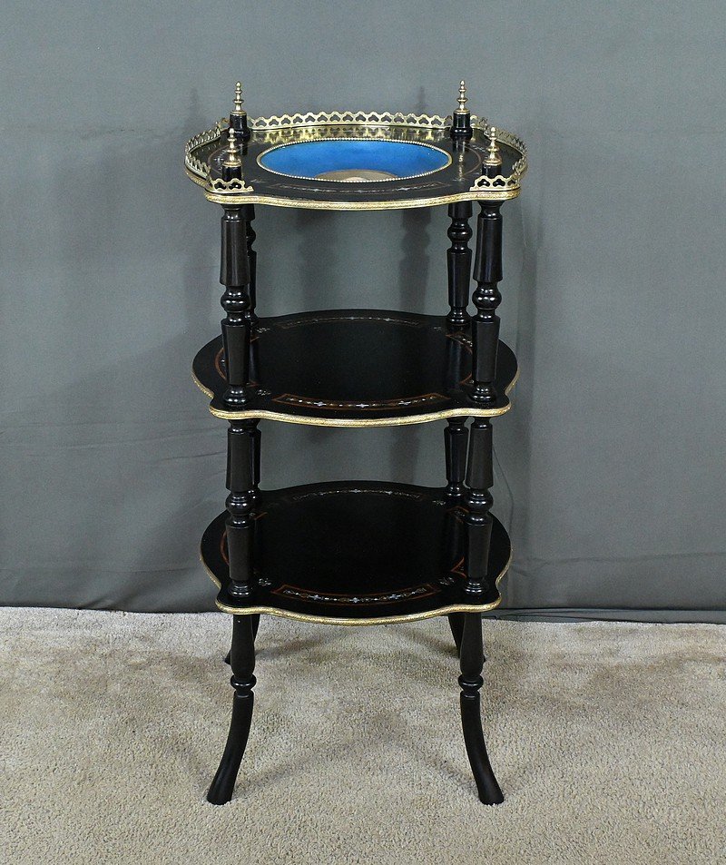 Napoleon III Blackened Wooden Stand for sale at Pamono
