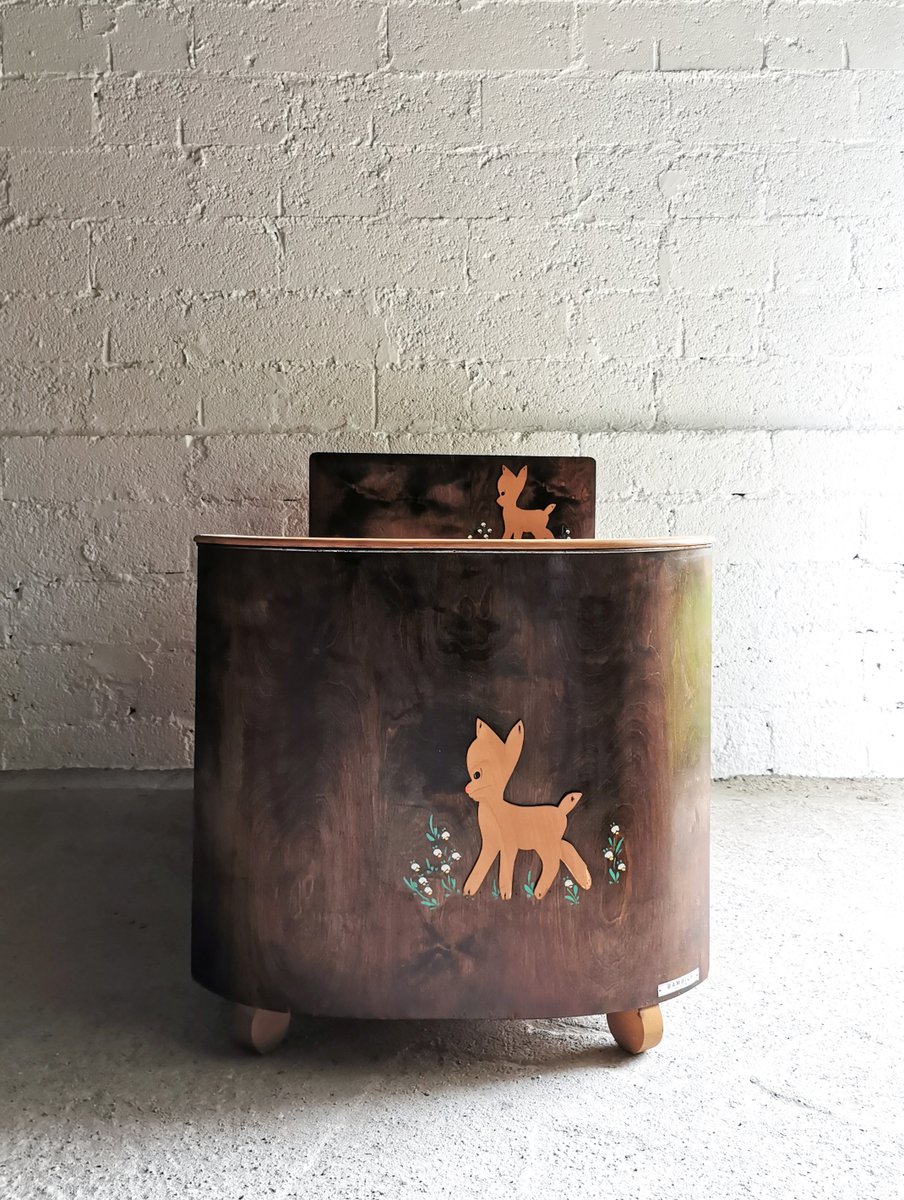 Mid-Century Modern Children's Bed by Bambily, Belgium, 1950s for sale ...