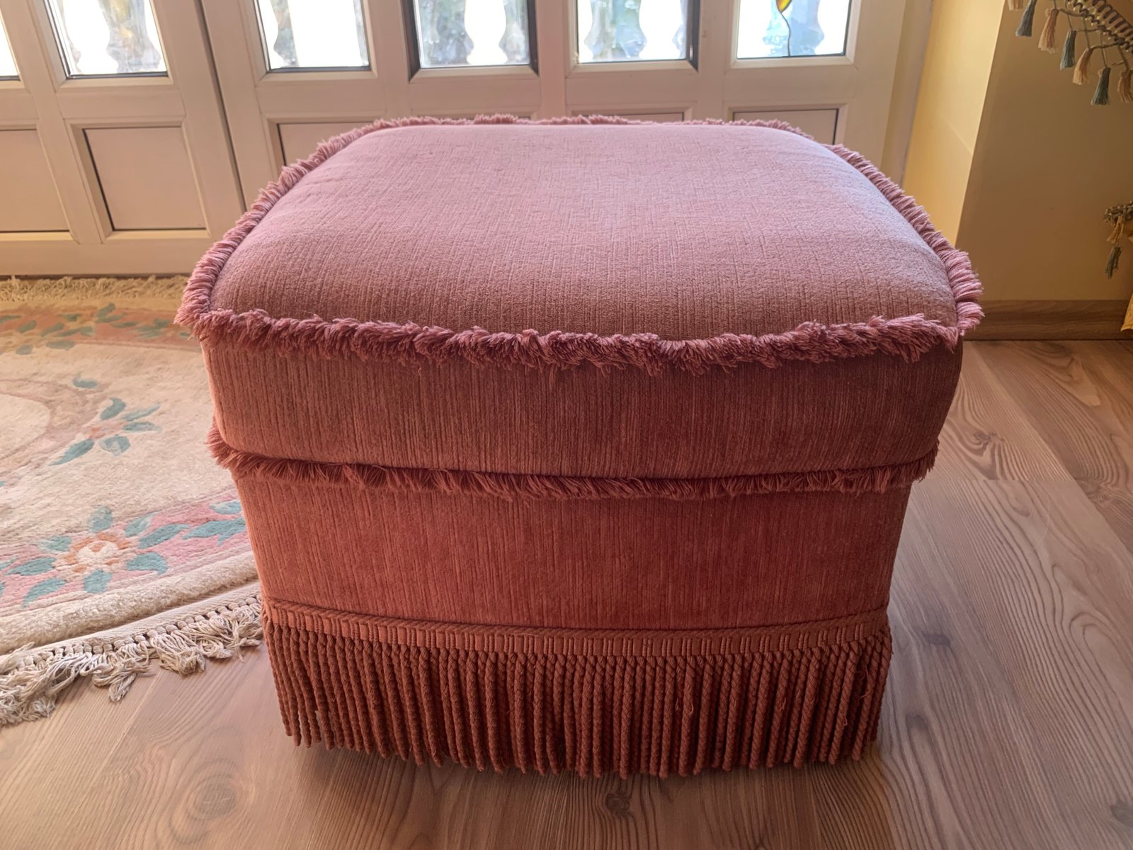 Vintage Ottoman with Wheels, 1960s-1970s for sale at Pamono