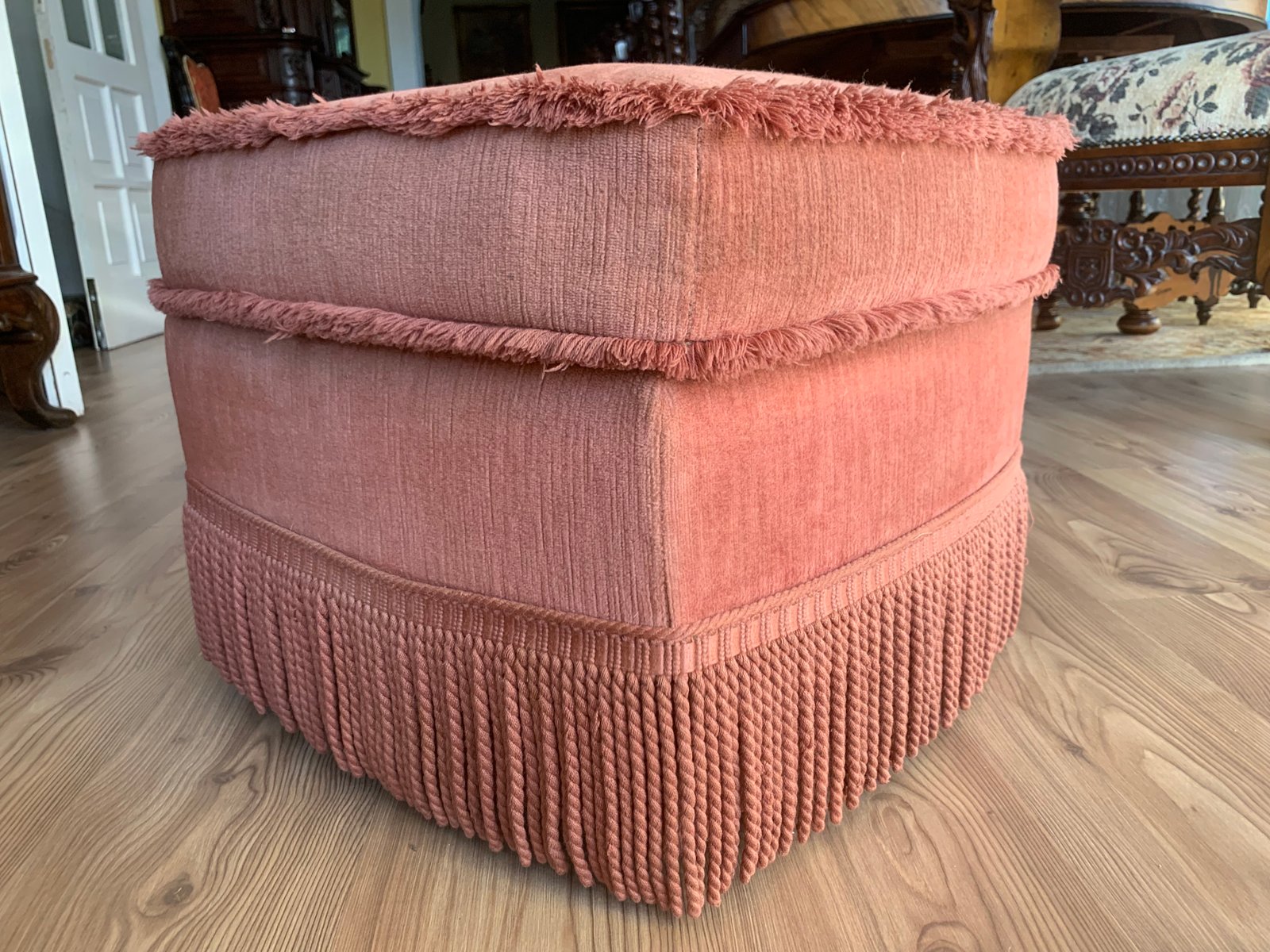 Vintage Ottoman with Wheels, 1960s-1970s for sale at Pamono