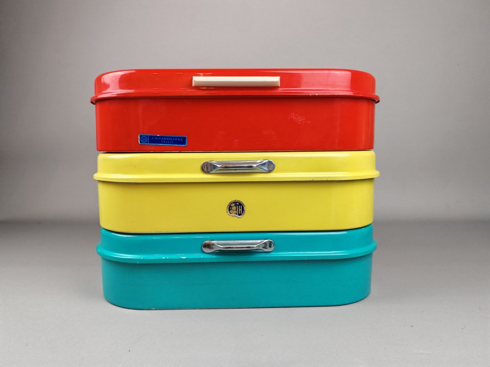 Swedish Bread Box by Nils Johan, 1950s for sale at Pamono