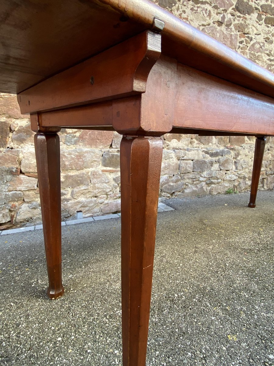 Large Alsatian Bistro Restaurant Cafe Table, 1920s for sale at Pamono