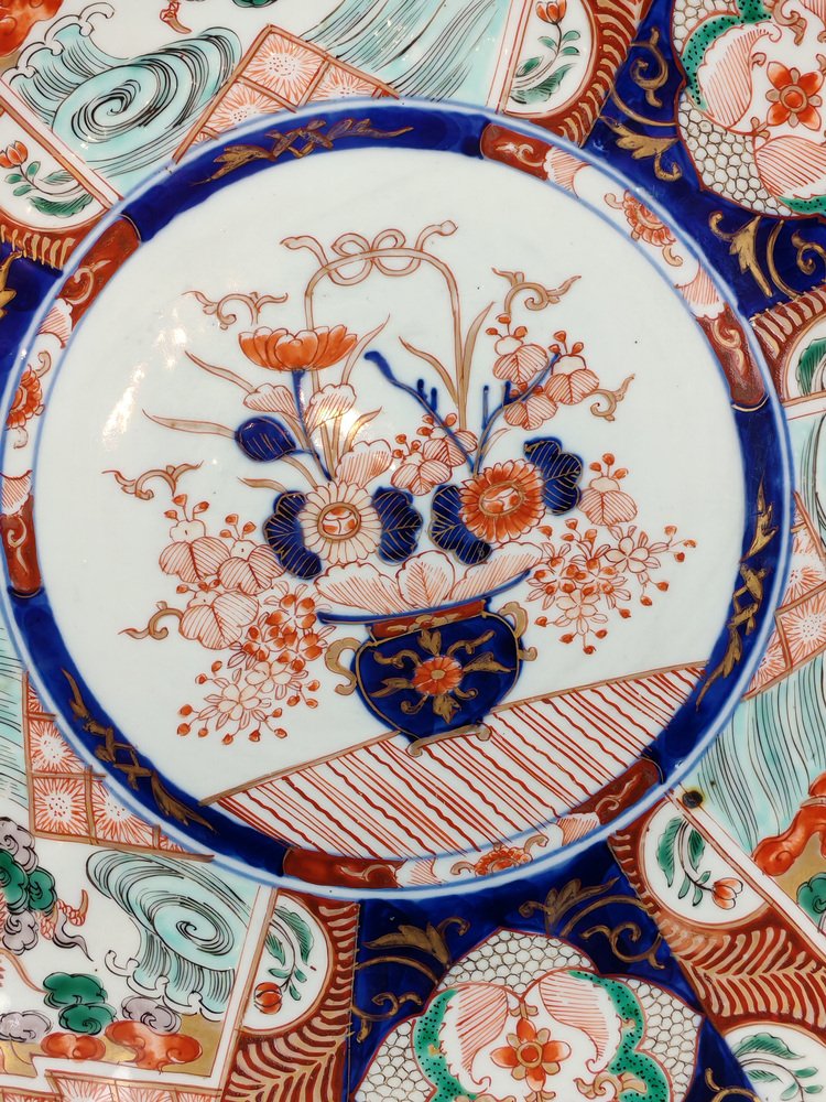Antique Japanese Imari Plate for sale at Pamono