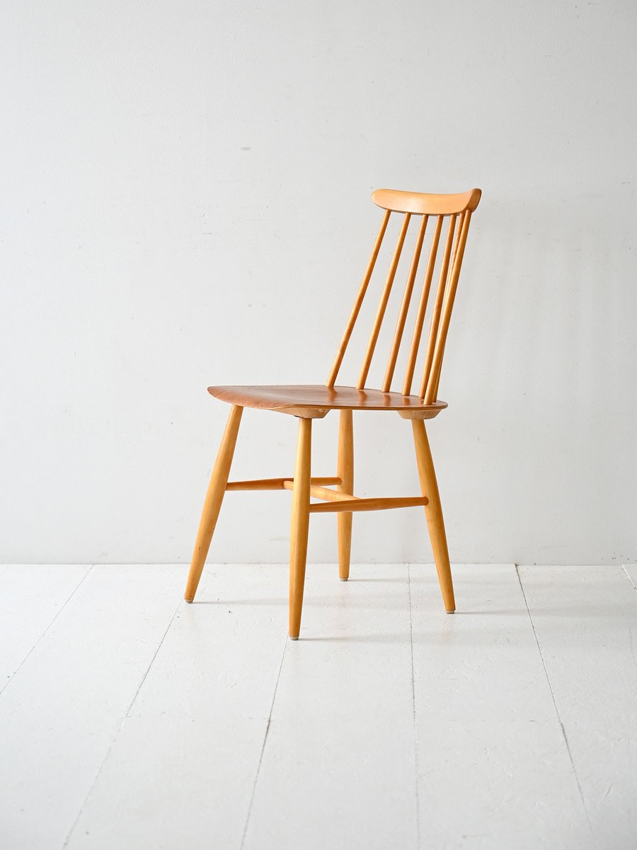 Scandinavian Fanett Chairs by Ilmari Tapiovaara for Edsby Verken, 1960s ...