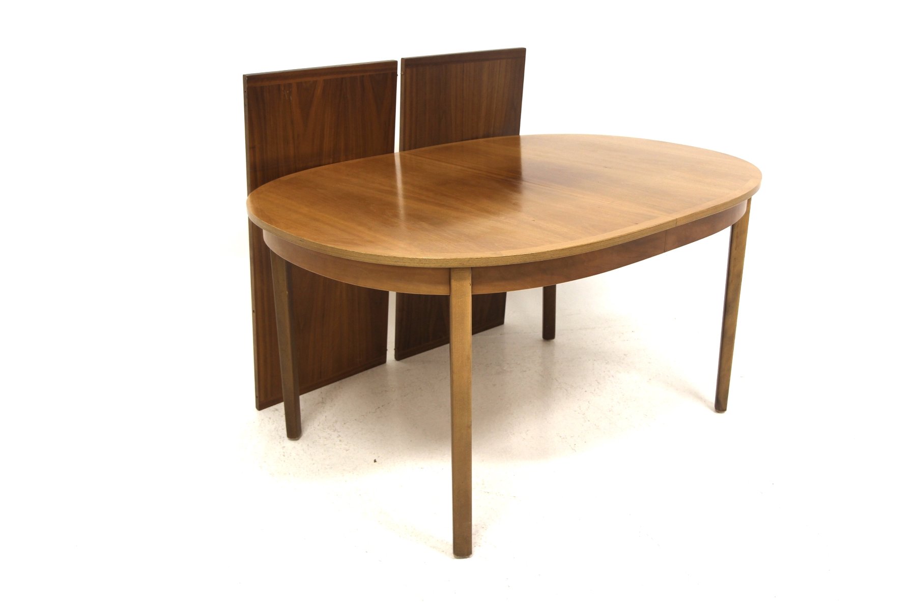 Scandinavian Walnut Dining Table, 1960s for sale at Pamono