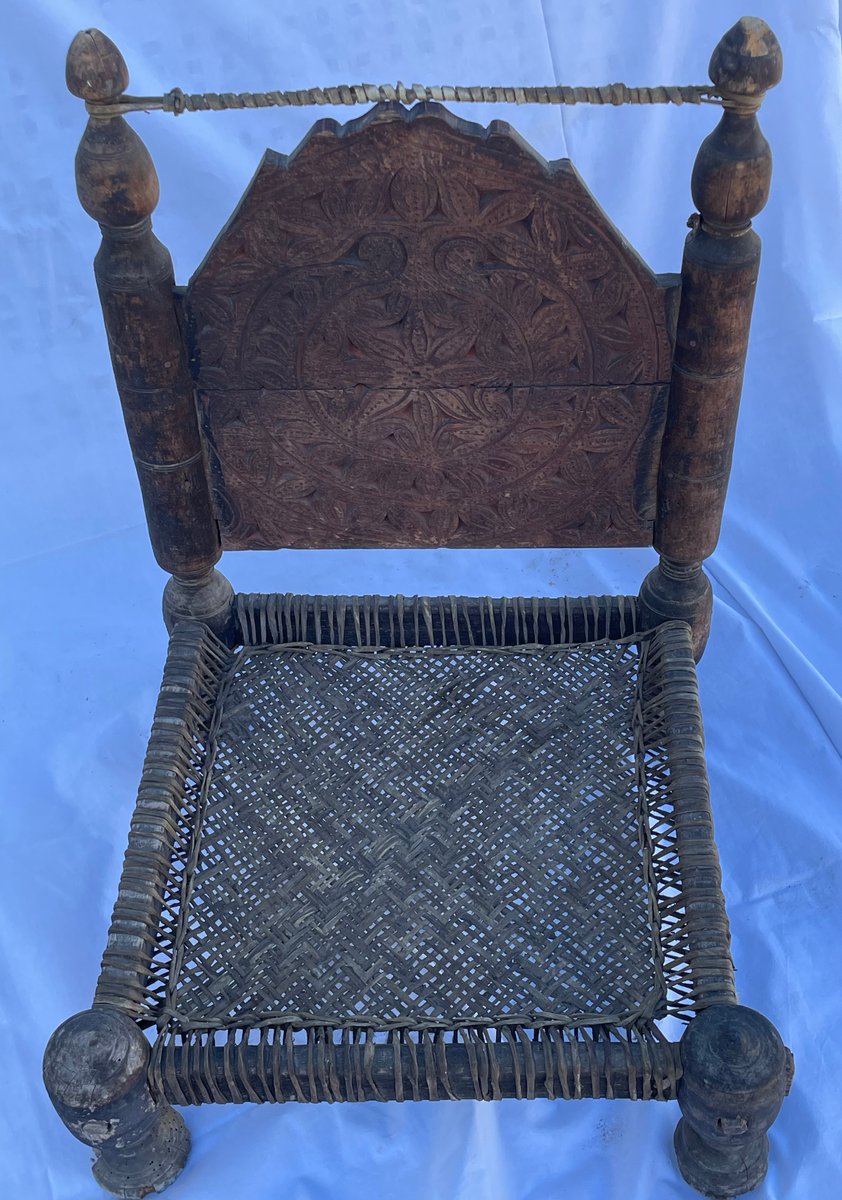 Vintage Traditional Indian Chair, 1950s for sale at Pamono