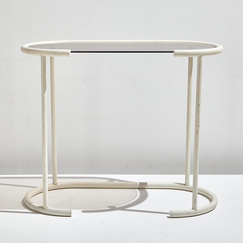 Console Table with Tubular Frame for sale at Pamono