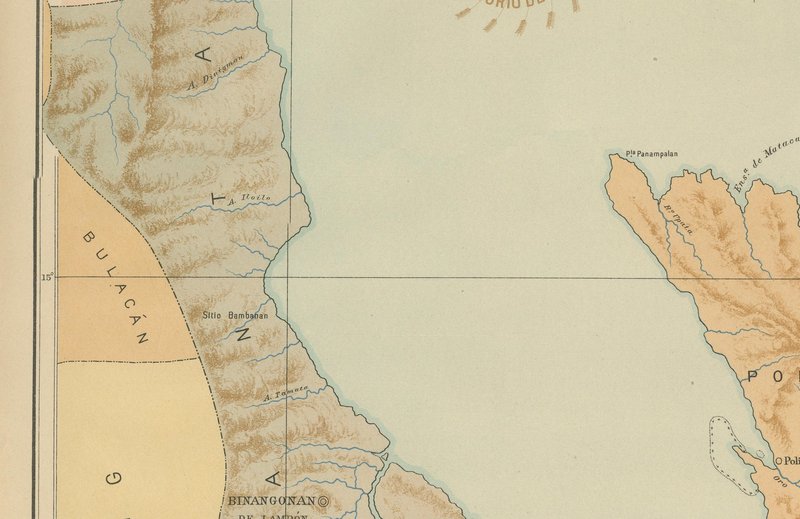 Map of Polillo Islands and Eastern Luzon Coast of Manila, 1899 for sale ...