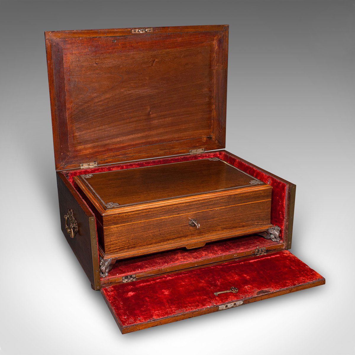 Antique Victorian Italian Presentation Insignia Boxes, 1900s, Set of 2 ...