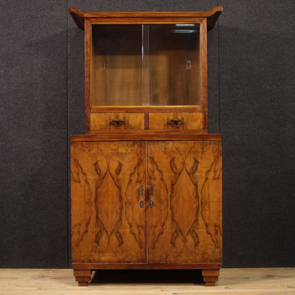 20th Century Italian Art Deco Style Display Cabinet, 1950s for sale at ...