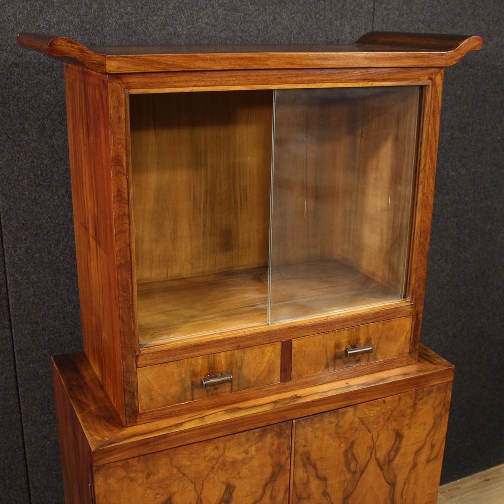 20th Century Italian Art Deco Style Display Cabinet, 1950s for sale at ...