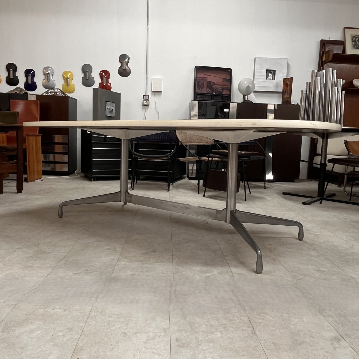 Oval Table by Charles Eames for Herman Miller / Vitra, 1960s for sale ...