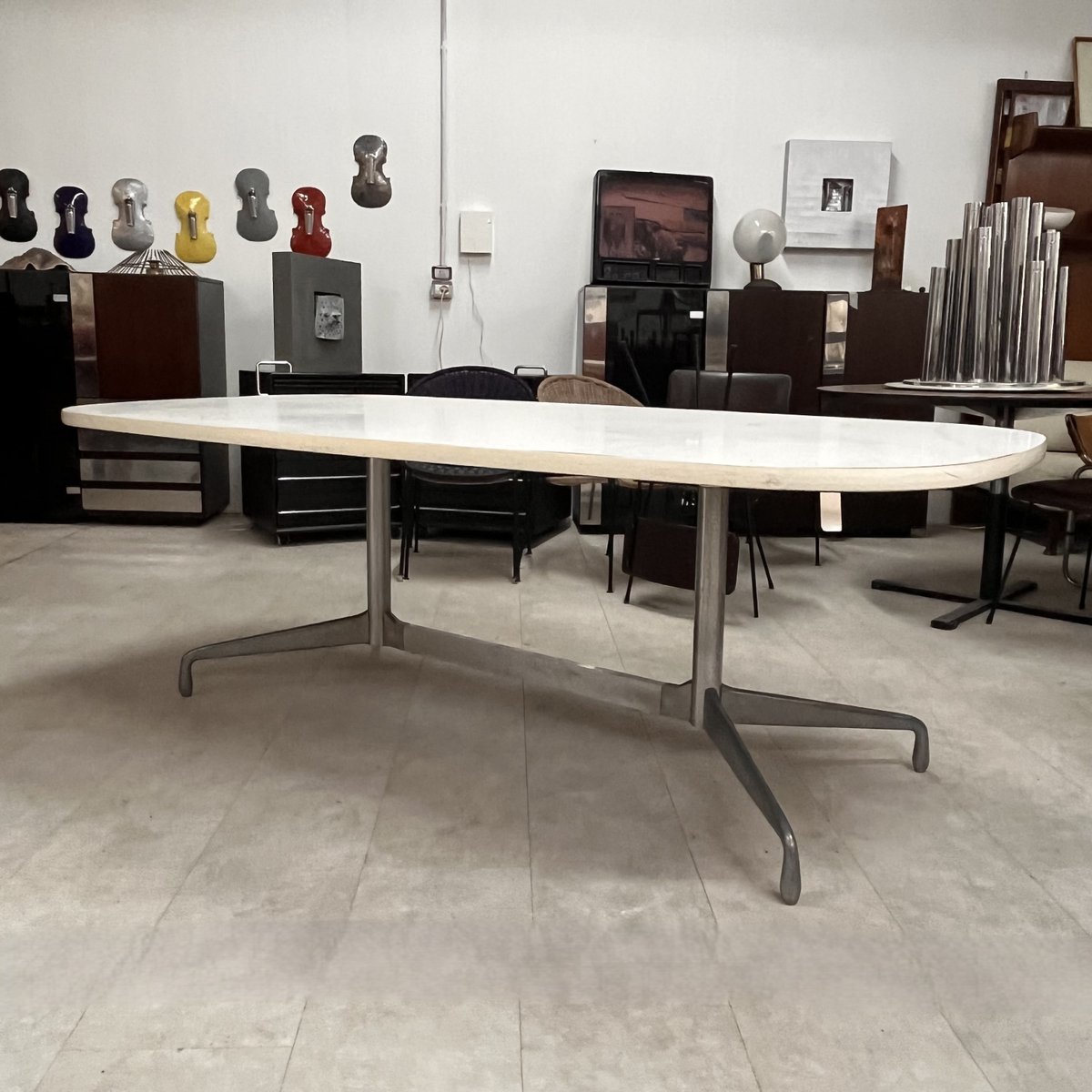 Oval Table by Charles Eames for Herman Miller / Vitra, 1960s for sale ...
