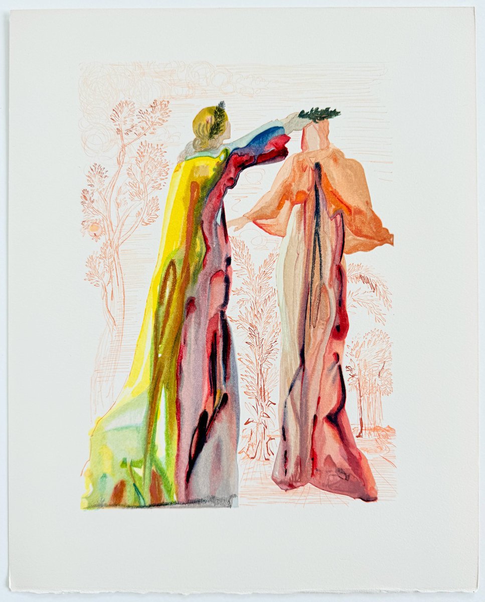 Salvador Dali, The Last Words of Virgil, 1960, Woodcut Print, Framed ...