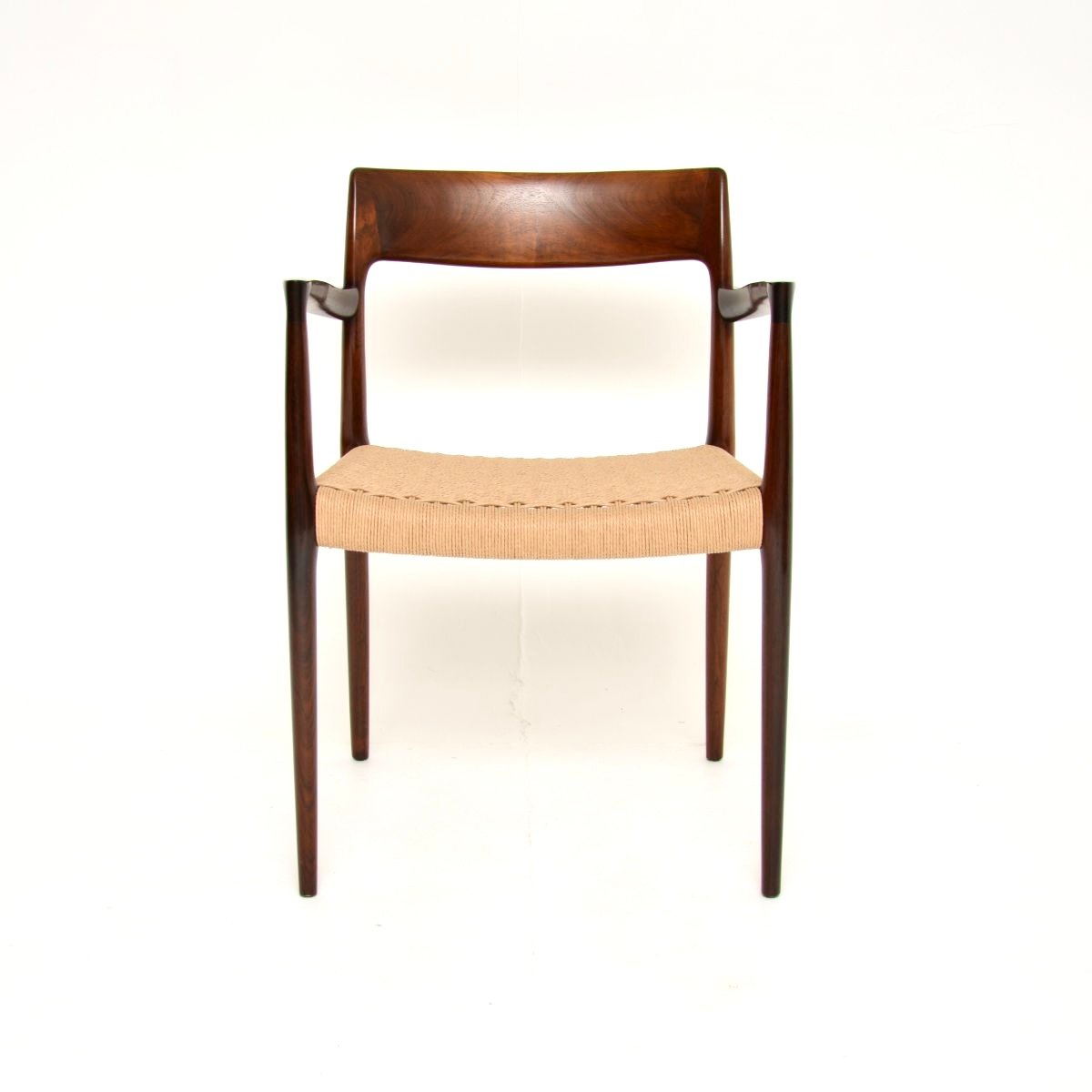 Vintage Danish Model 57 Chair by Niels Moller, 1960 for sale at Pamono