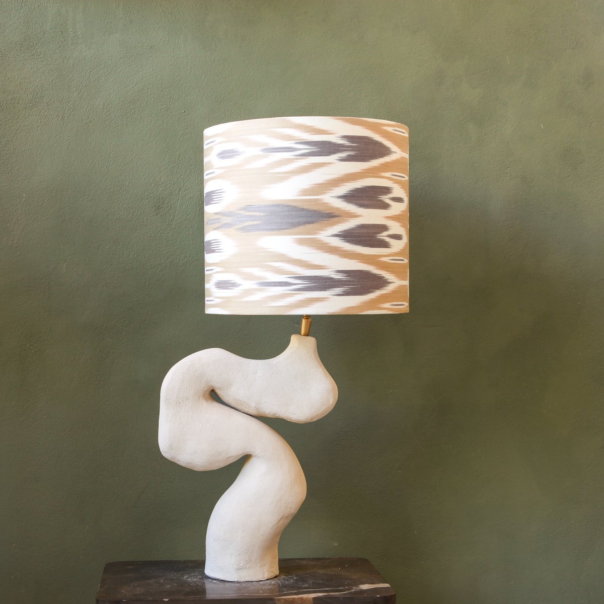 Olive Tree Handmade Ceramic Lamp by Ingrid Vermulst for sale at Pamono