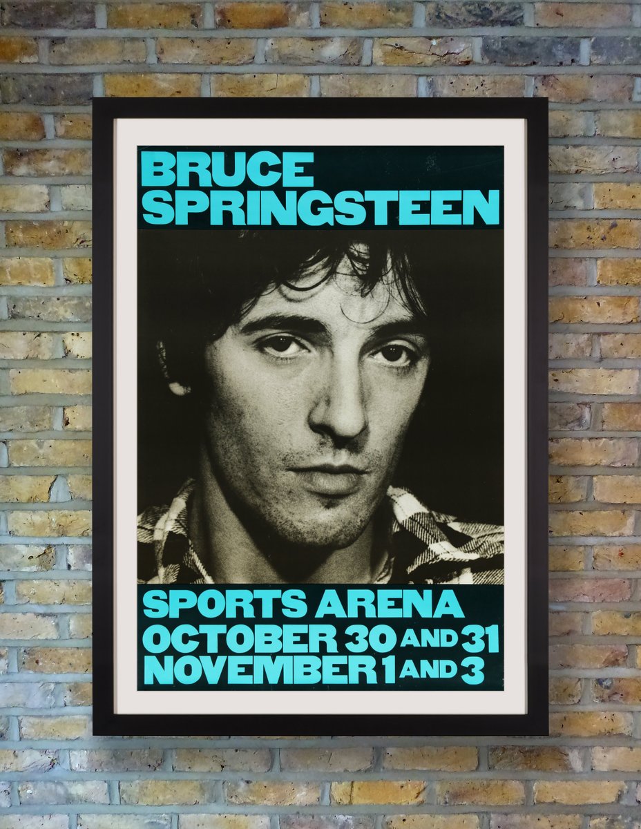Bruce Springsteen at La Sports Arena Concert Poster, 1980 for sale at ...