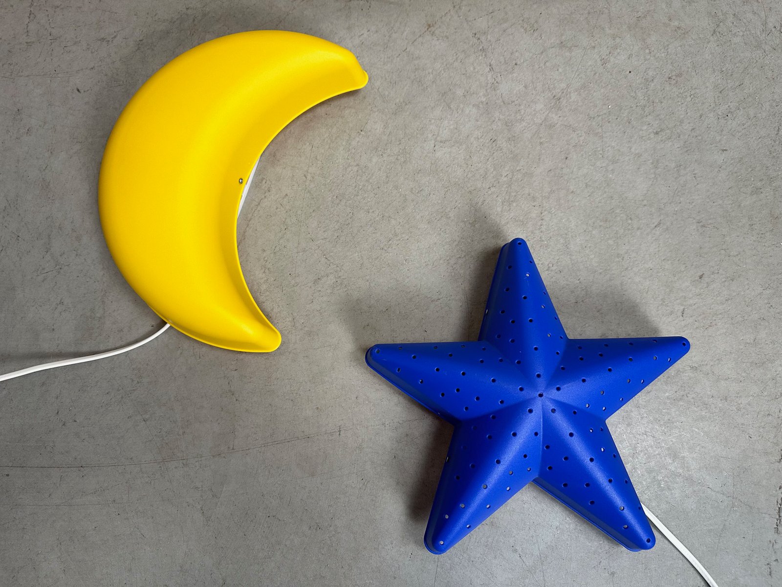 Vintage Moon and Star Wall Lamps from Ikea, 1980s, Set of 2 for sale at ...