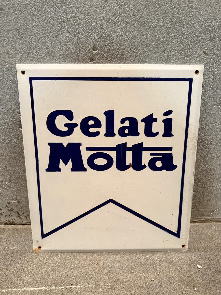 Motta Ice Cream Sign, 1970s for sale at Pamono