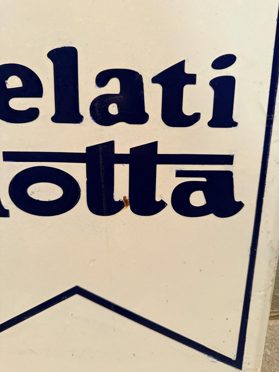 Motta Ice Cream Sign, 1970s for sale at Pamono